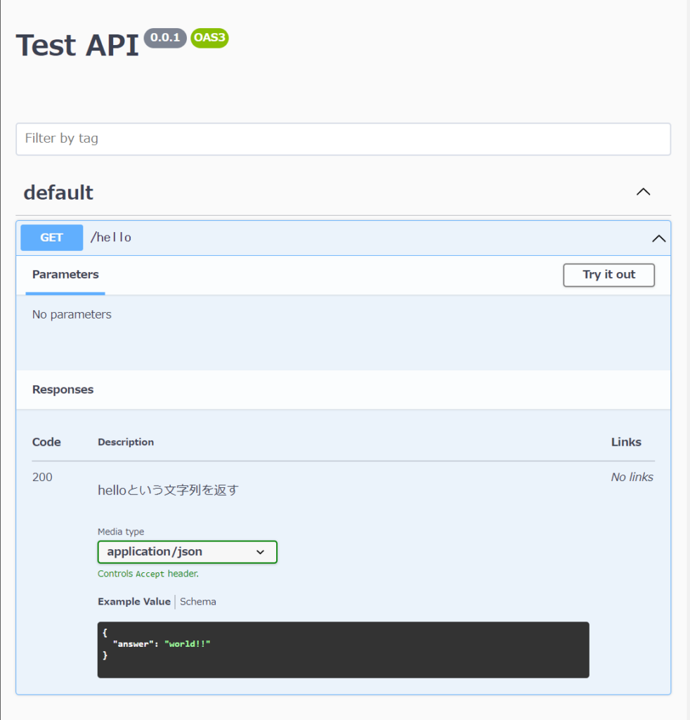 最もシンプルなOpenAPI(YAMLで記述するAPI定義書) | メサイア・ワークス